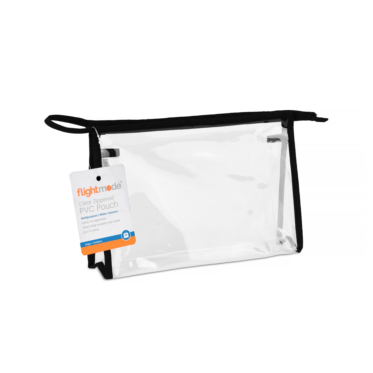 PVC Clear Zippered Pouch - Flightmode