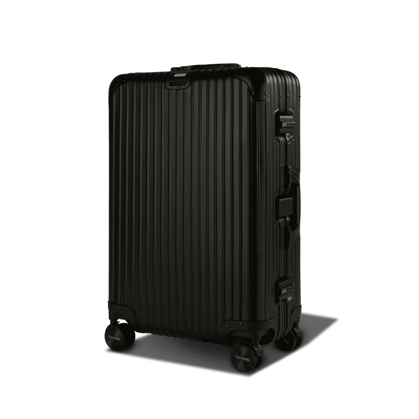 Flightmode Aluminium Suitcase Luggage LARGE- Black