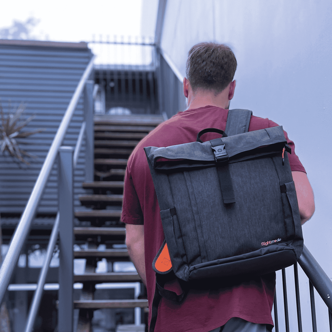 Overnight Bag: Day Tripper Backpack - BLACK | Flightmode